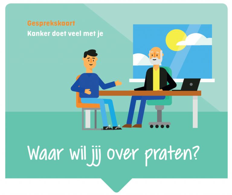 Steuntje in de rug om in gesprek te gaan: de praatkaart | PVHH